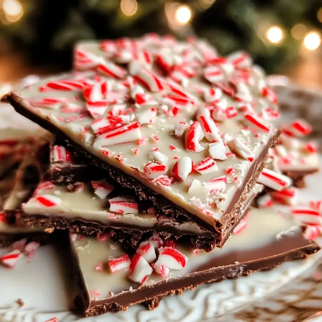 Chocolate Peppermint Bark - Red Recipe