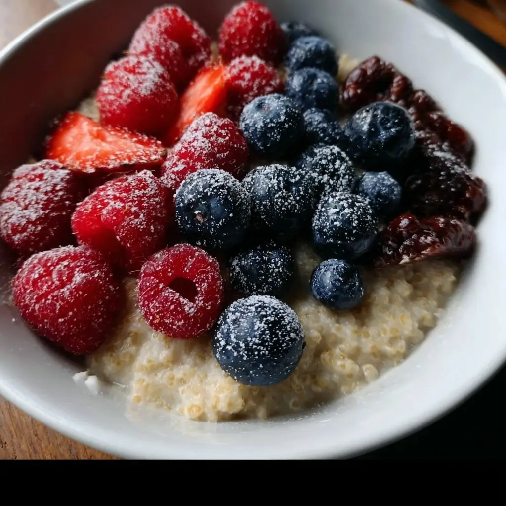 Quick Berry Millet Porridge – Red Recipe