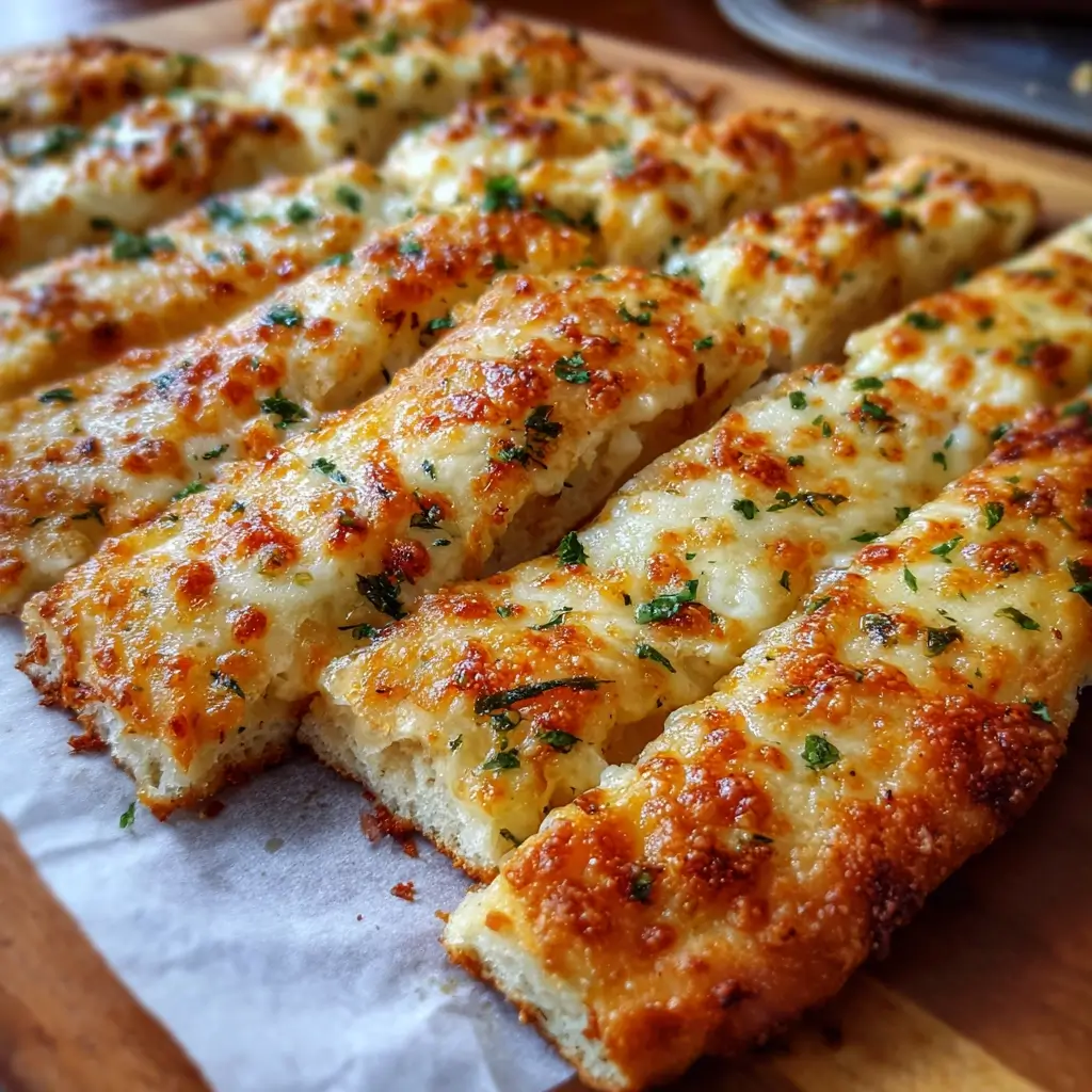 Baked Cheesy Garlic Breadsticks – Red Recipe