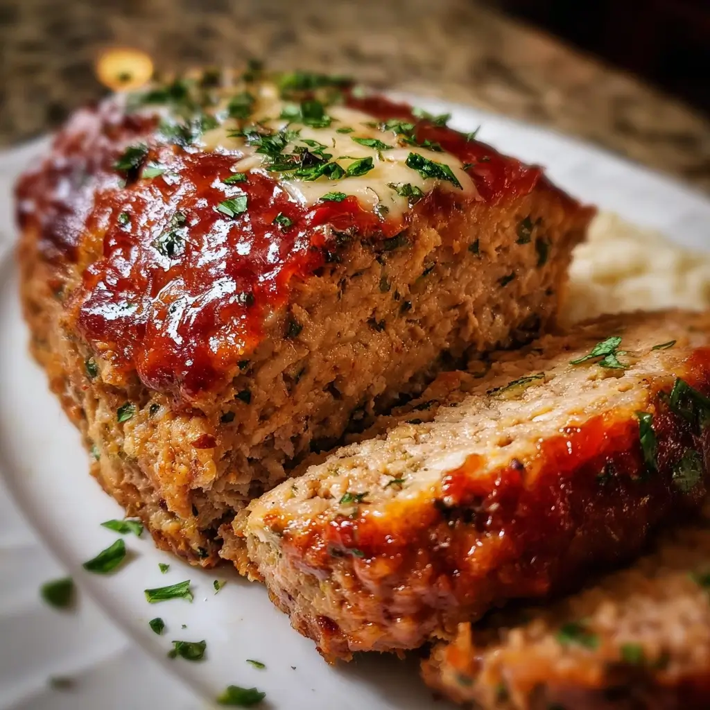 Garlic Butter Turkey Meatloaf Recipe - Red Recipe