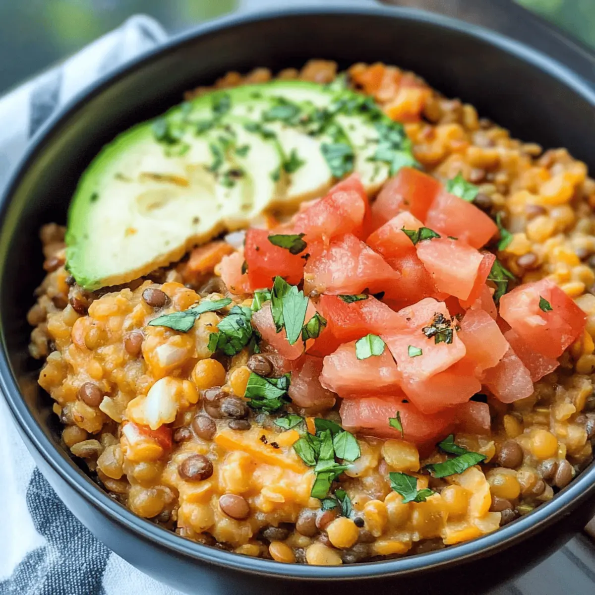 Easy Delicious Breakfast Lentil Bowl Recipe with Bold Flavor