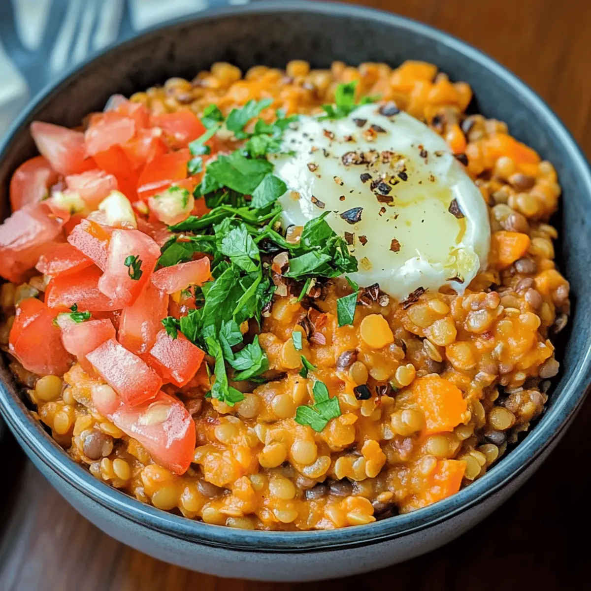 Easy Delicious Breakfast Lentil Bowl Recipe with Bold Flavor