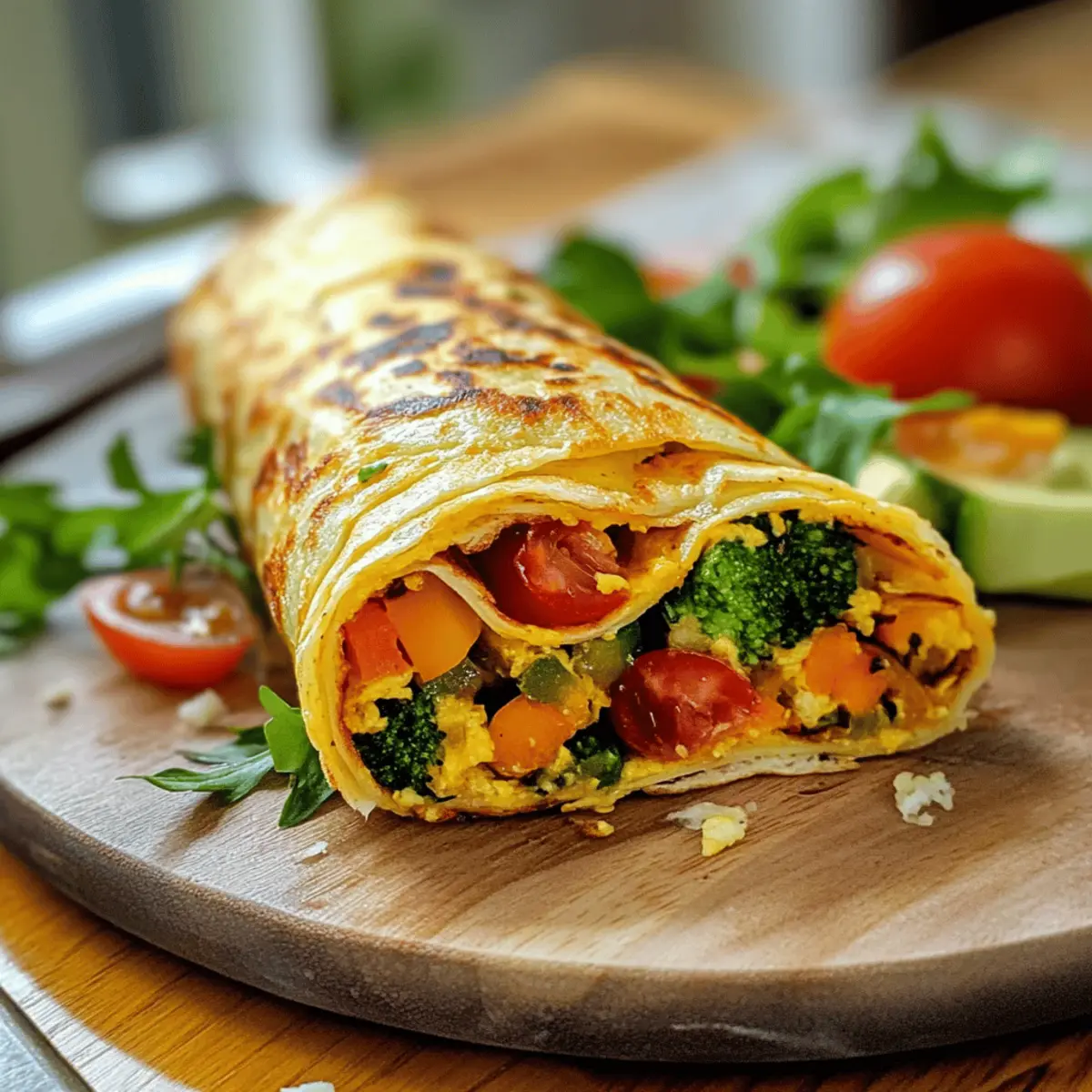 Ultimate Delicious Veggie Omelette Wrap Easy for Busy Mornings