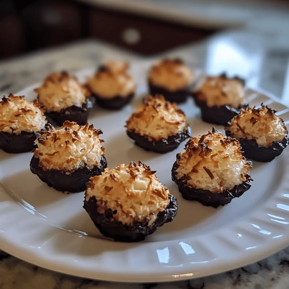 Irresistible Chocolate Coconut Macaroon Bites You’ll Love