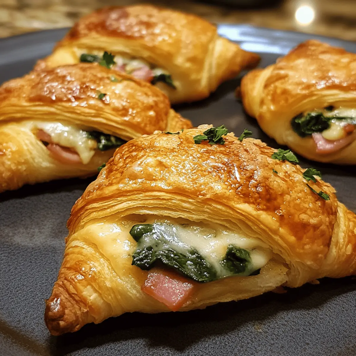 Irresistible Ham Spinach Cheese Croissant Bites You’ll Crave