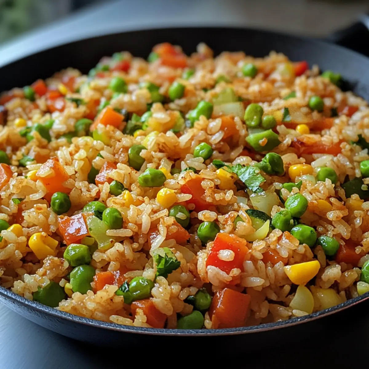 Easy Vegetable Fried Rice Skillet: Irresistible Veggie Feast