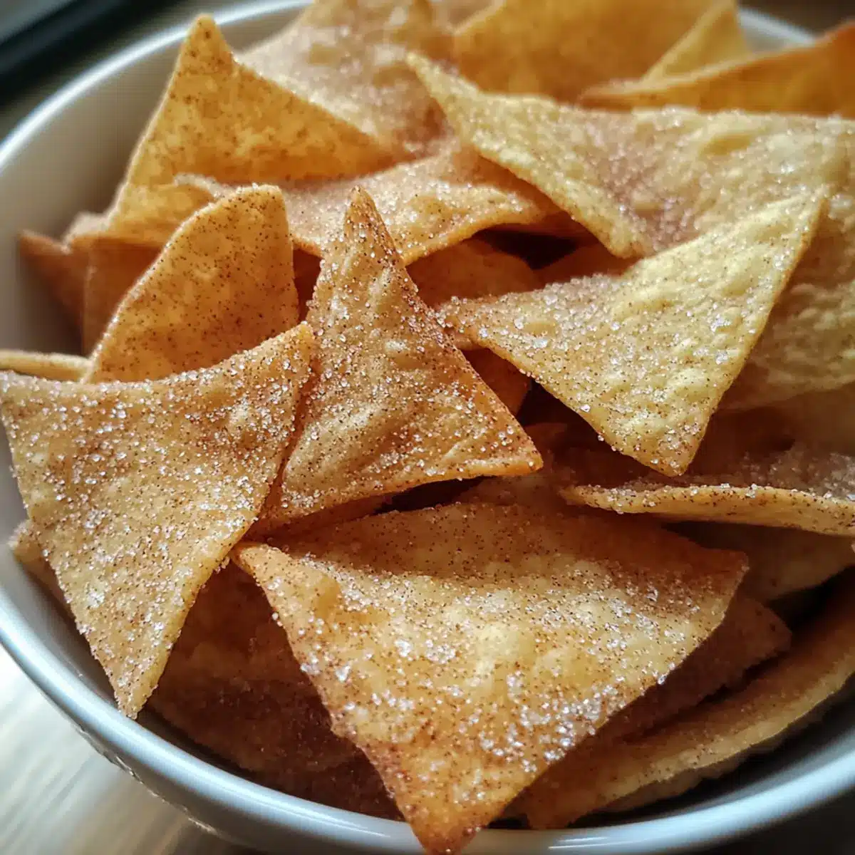 Easy Fast Cinnamon Sugar Tortilla Chips for Irresistible Snacking